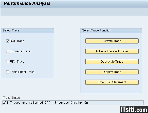 ST05: Performance Analysis